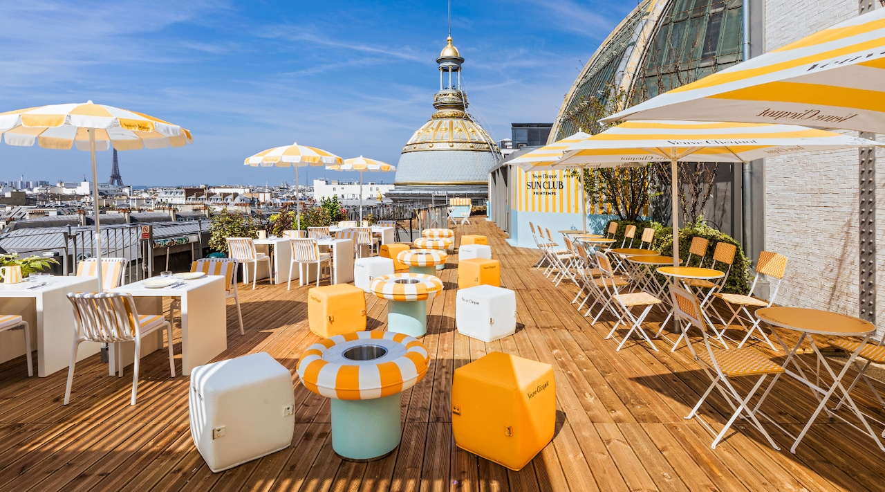 Veuve Clicquot au Printemps Haussmann Paris